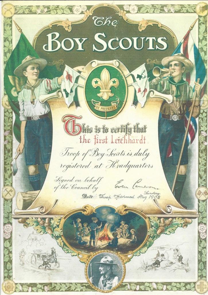 1st Leichhardt Scouts – Established 1908
